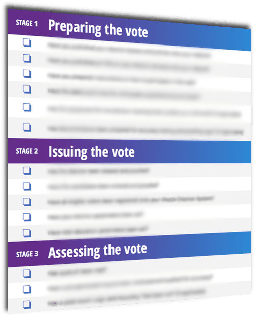 Audience Response Systems for Electronic Voting Checklist | Vistacom